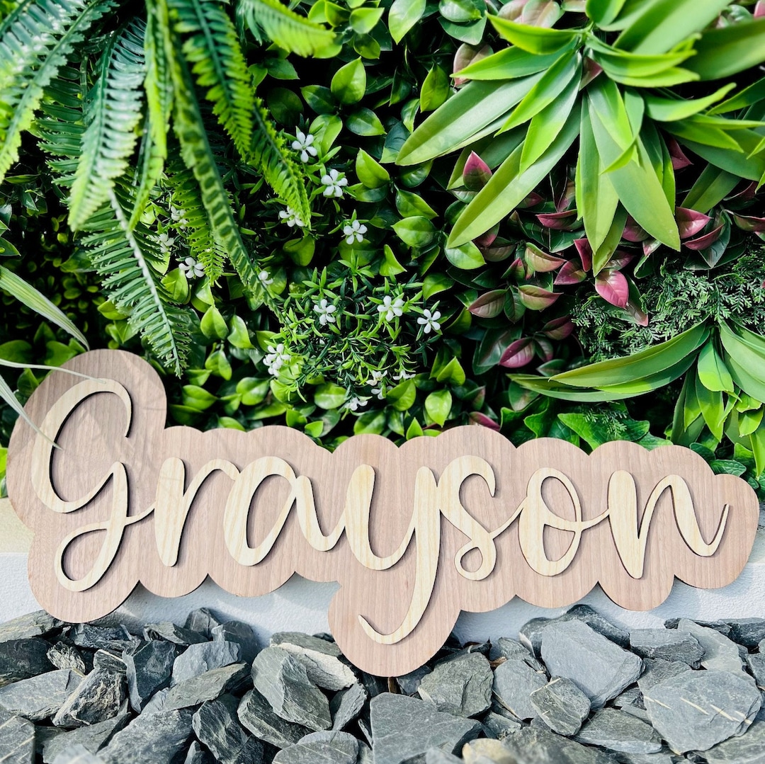 Name Sign for Nursery Boy/girl, Custom Baby Name Signs, Custom Name ...