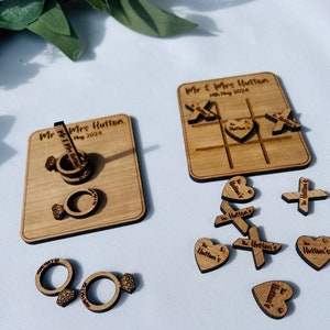 Personalised Table Wedding Games | Unique Wedding Favours | Ring Toss ...
