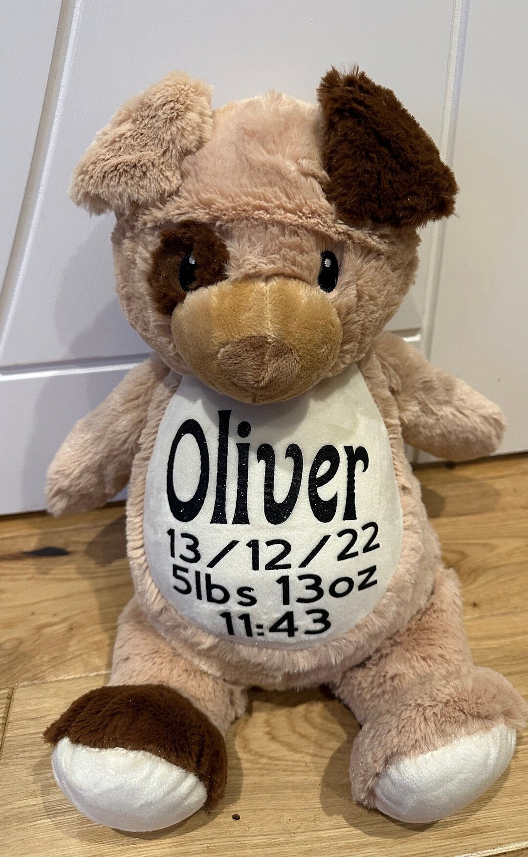 Personalised WEIGHTED Birth Weight Bear or Memory Bear - Etsy