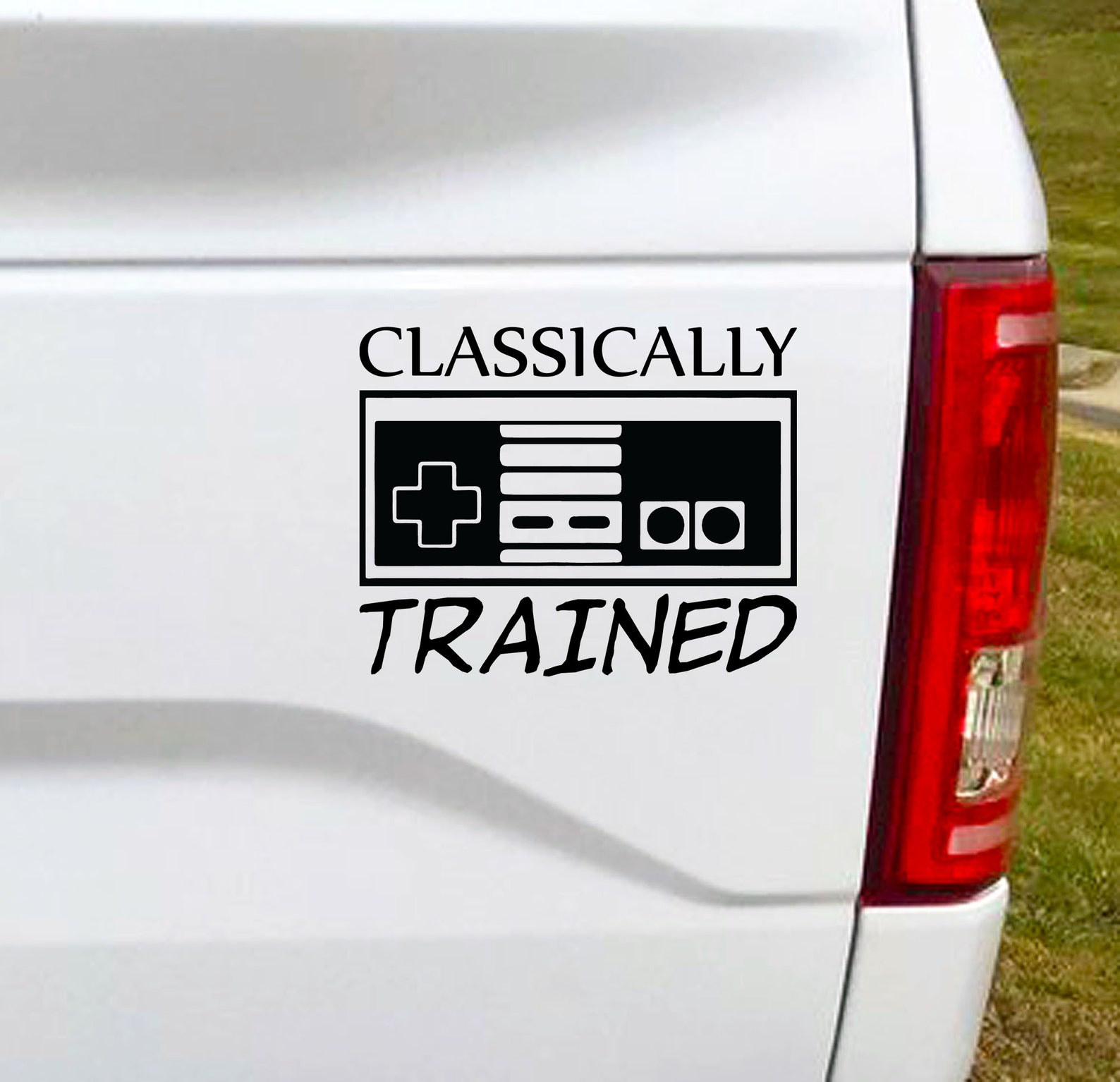 Classically Trained Vinyl Car Decal Bumper Sticker - Etsy