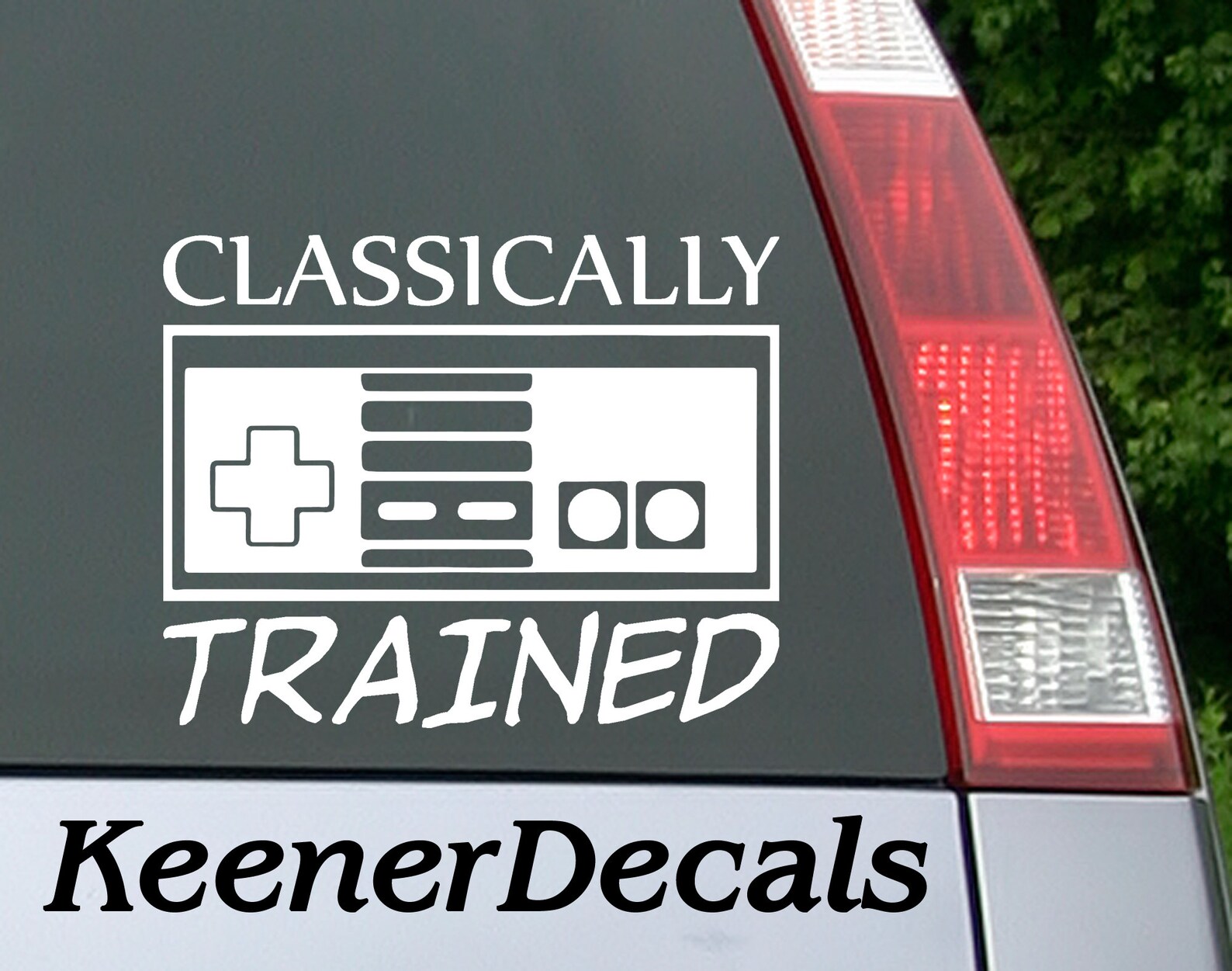 Classically Trained Vinyl Car Decal Bumper Sticker - Etsy