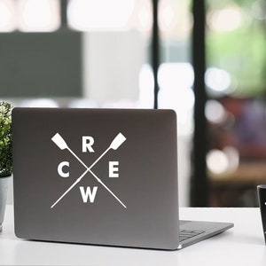CREW Rowing Vinyl Car Decal Bumper Sticker - Etsy