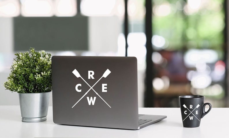 CREW Rowing Vinyl Car Decal Bumper Sticker - Etsy