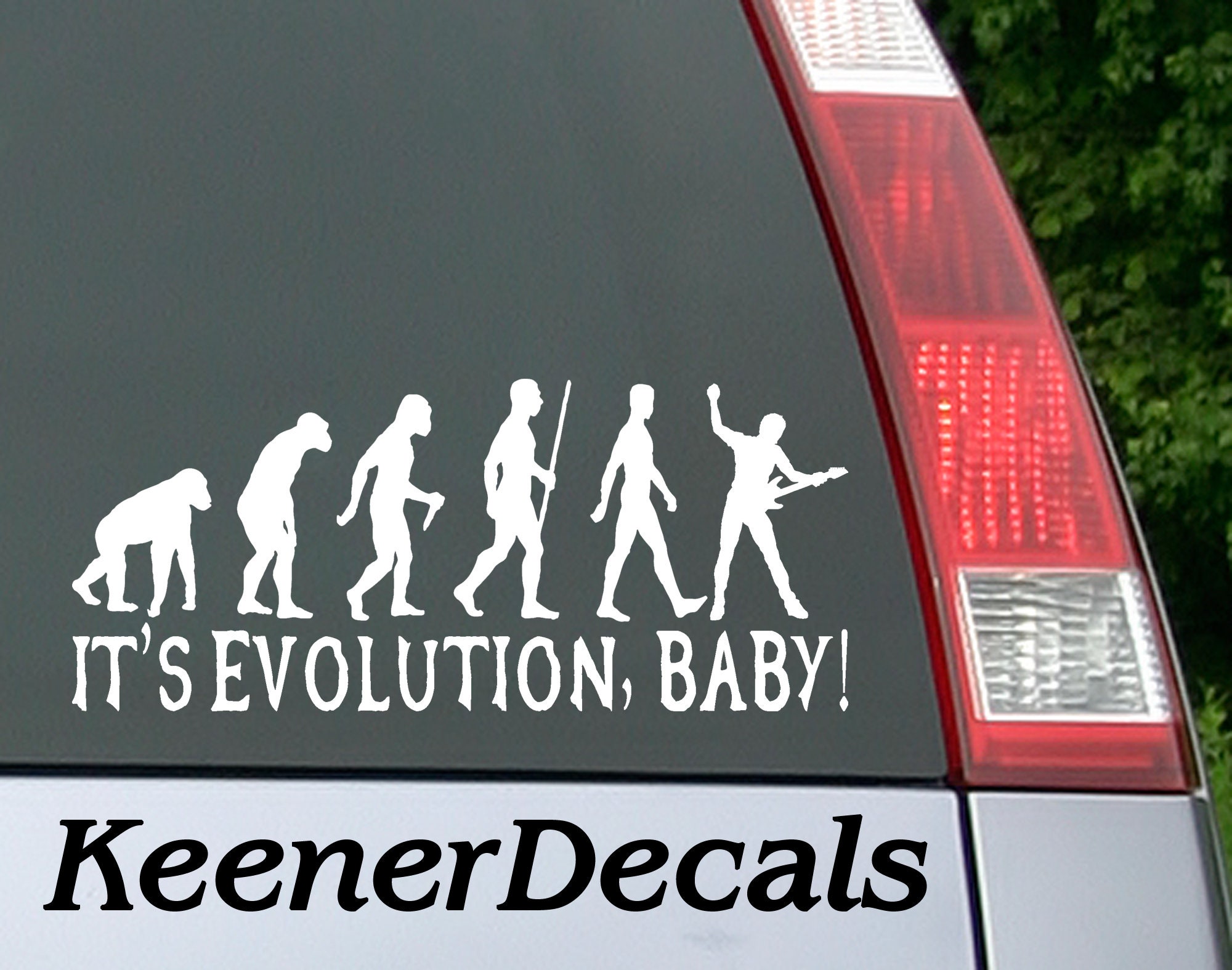 It's Evolution Baby Vinyl Car Decal Bumper Sticker - Etsy