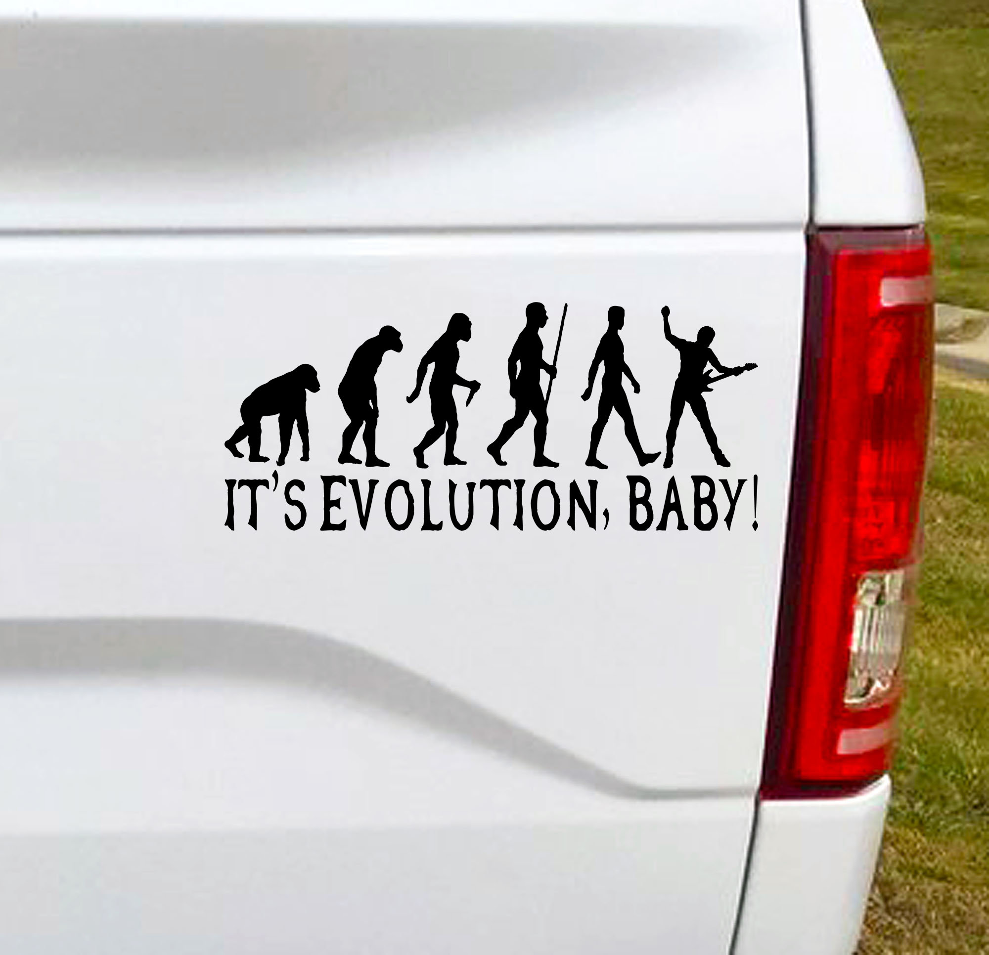 It's Evolution Baby Vinyl Car Decal Bumper Sticker - Etsy