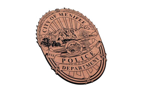 City of Menifee Police Badge SVG | Etsy