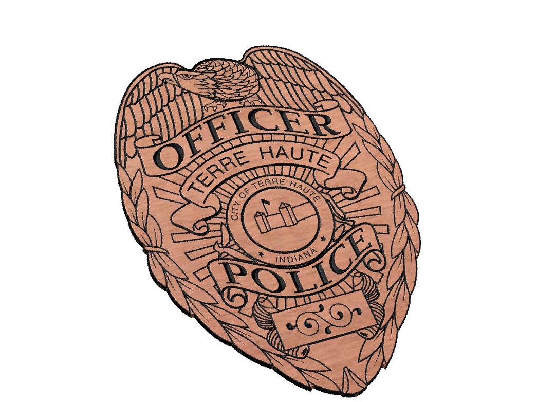 Terre Haute Police Badge SVG - Etsy