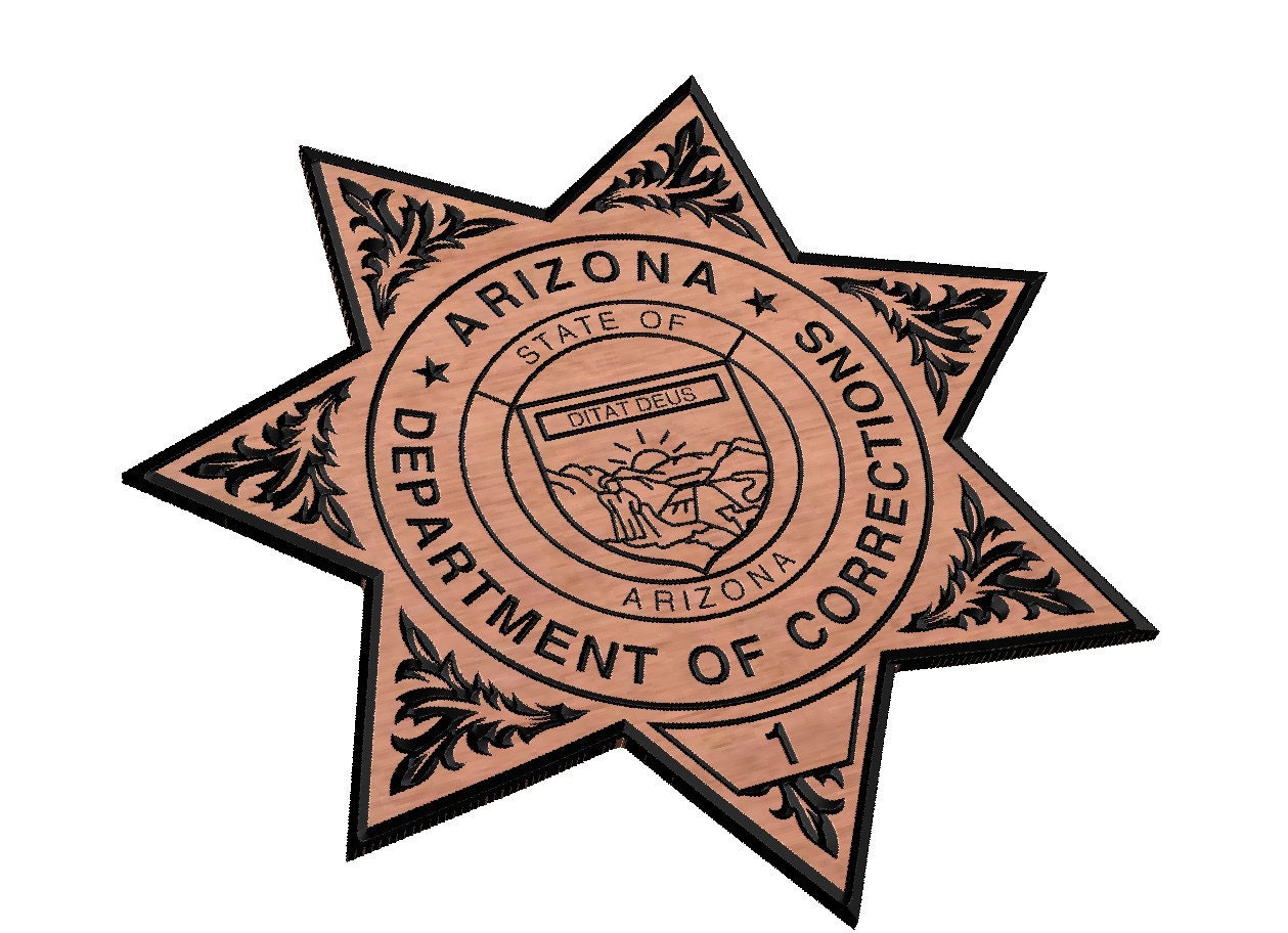 Arizona Department of Corrections Badge SVG - Etsy