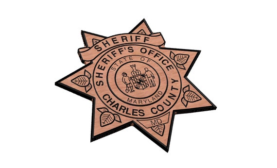 Charles County Sheriff Badge SVG | Etsy