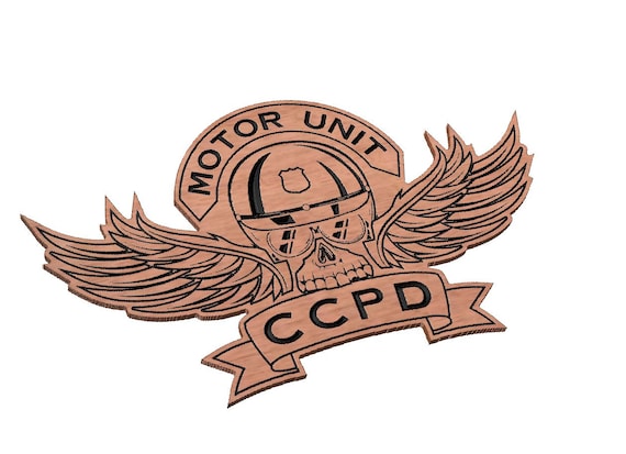 CCPD Motor Unit Police Badge SVG | Etsy