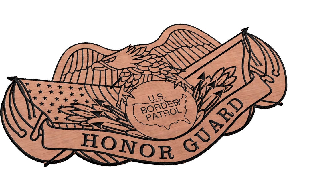 United States Border Patrol Honor Guard SVG - Etsy