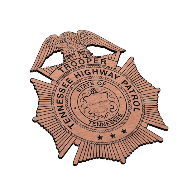 Tennessee Highway Patrol Badge Svg - Etsy