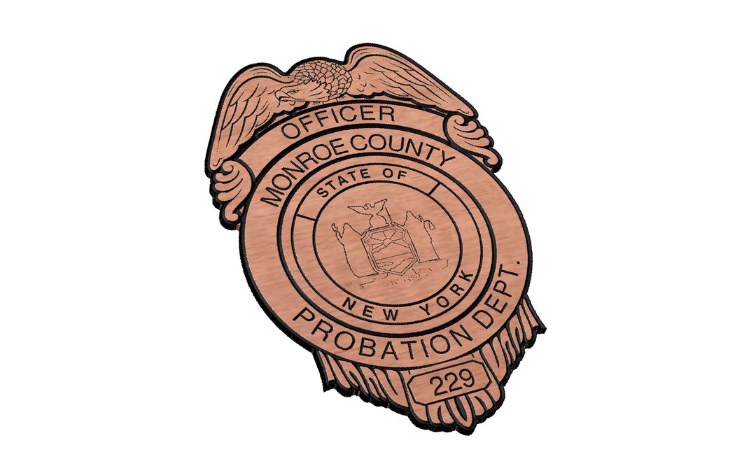 Monroe County Probation Badge SVG - Etsy