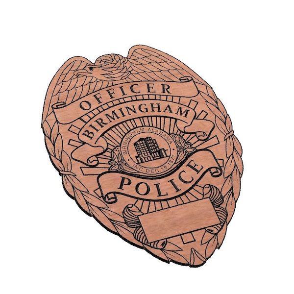 Birmingham Badge Art - Etsy