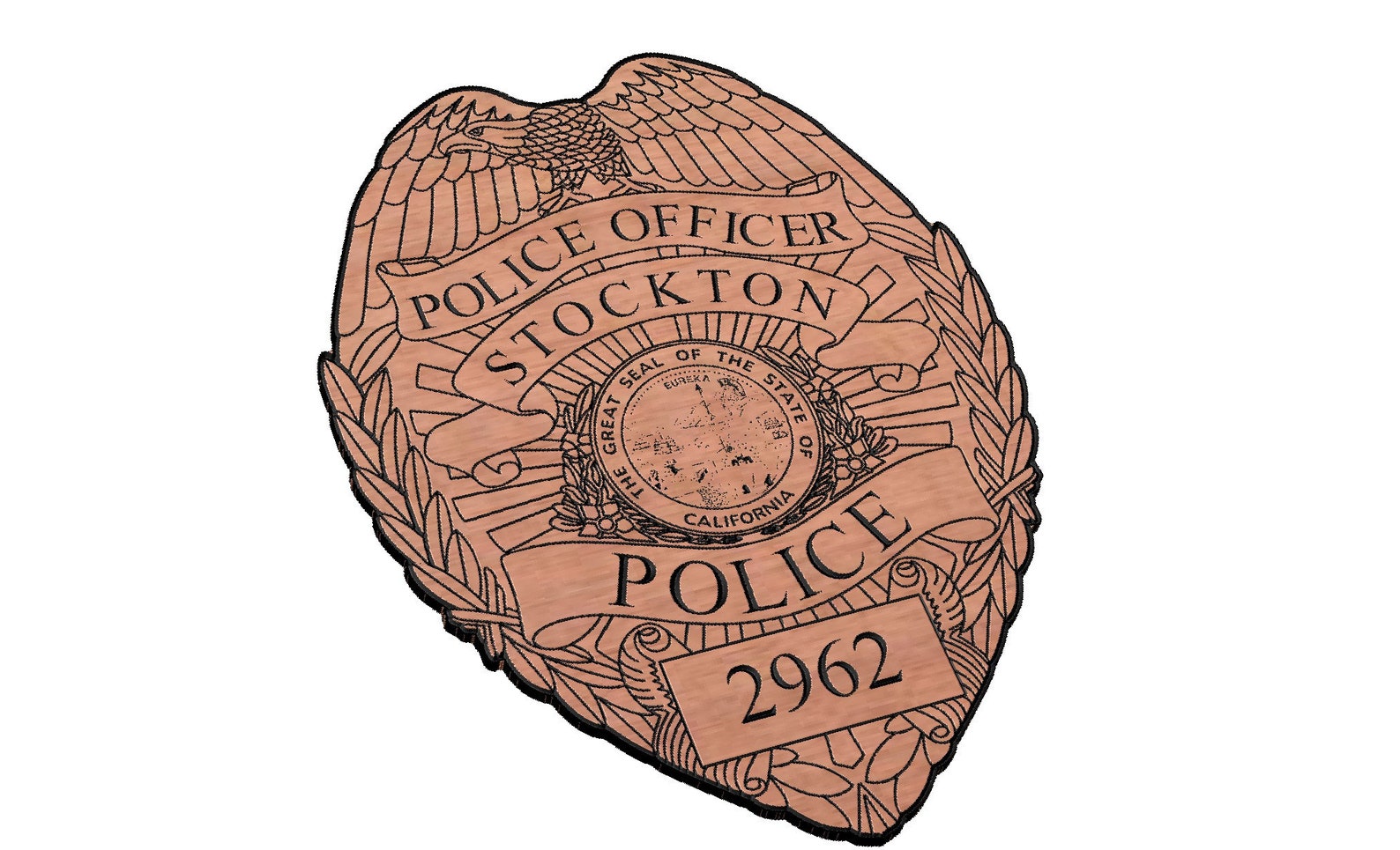 Stockton Police Badge SVG - Etsy UK