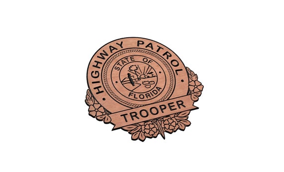 Florida Highway Patrol Badge SVG | Etsy