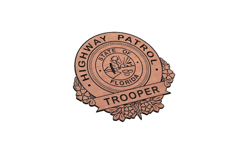 Florida Highway Patrol Badge SVG | Etsy