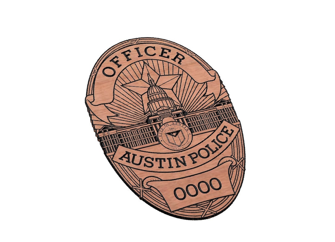 Austin Police Badge SVG - Etsy