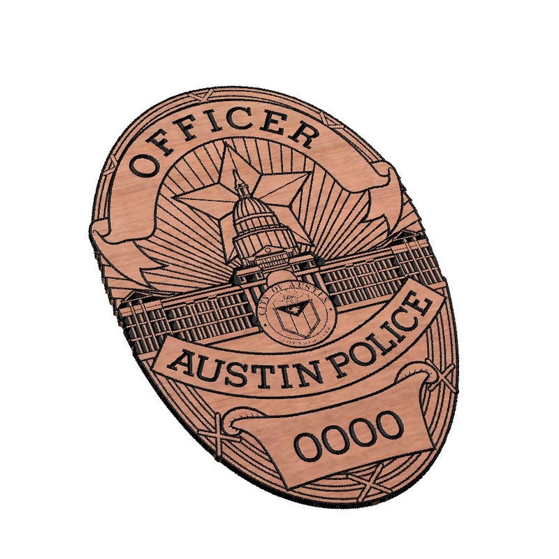 Police Badge Svg - Etsy