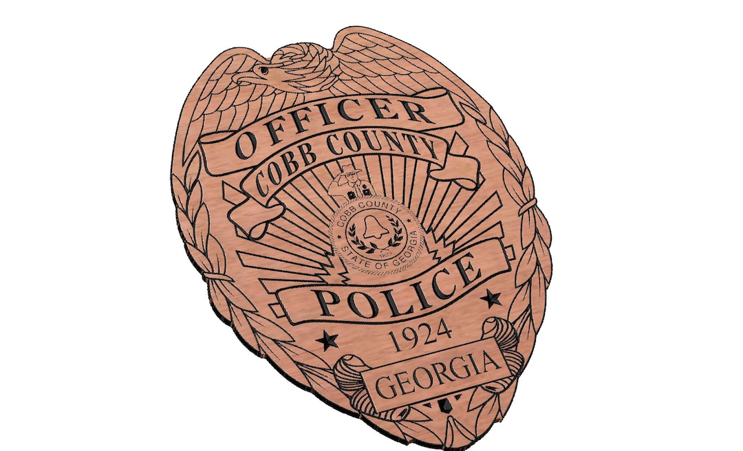 Cobb County Police Badge SVG - Etsy