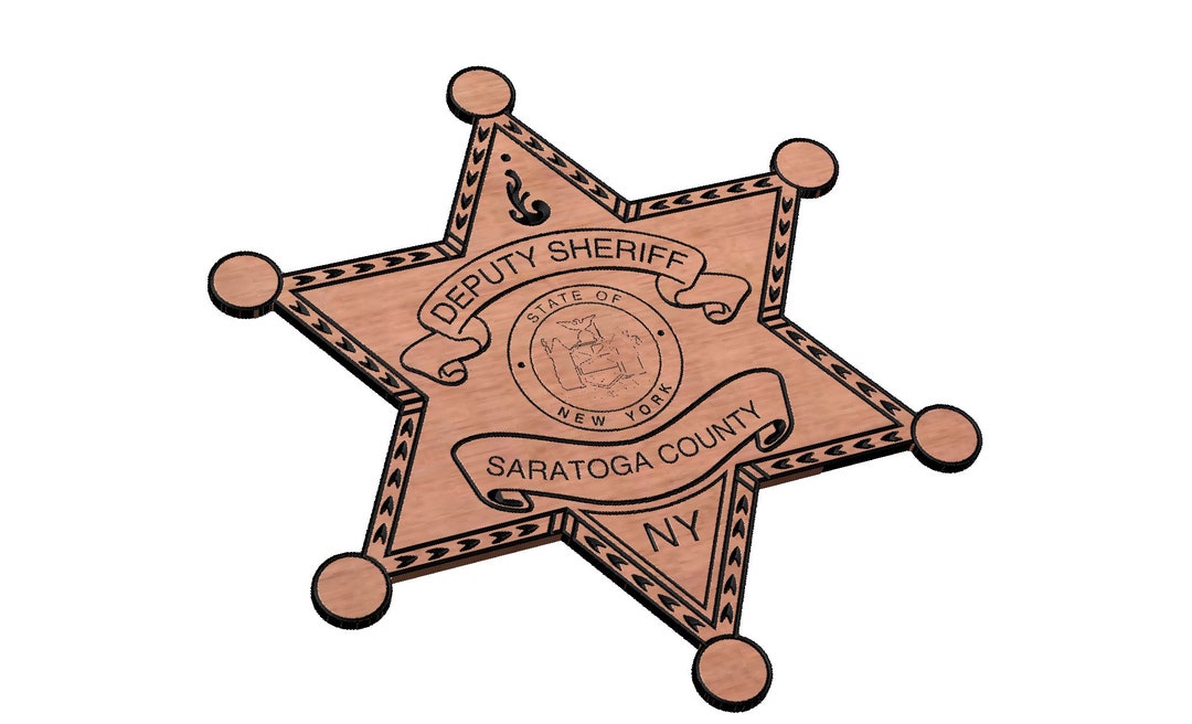 Saratoga County Deputy Sheriff Badge SVG - Etsy