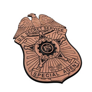 Secret Service Police Badge SVG - Etsy