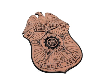 US Secret Service Uniformed Division, Police Badge Svg Cut File Vector ...