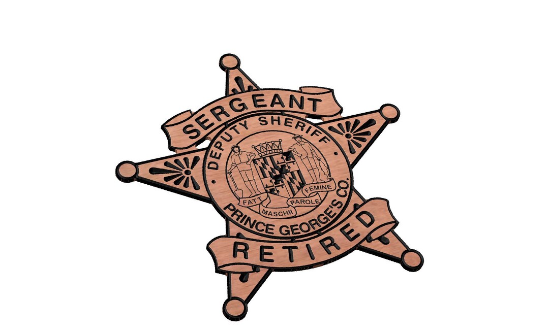 Prince George's County Deputy Sheriff Badge SVG - Etsy