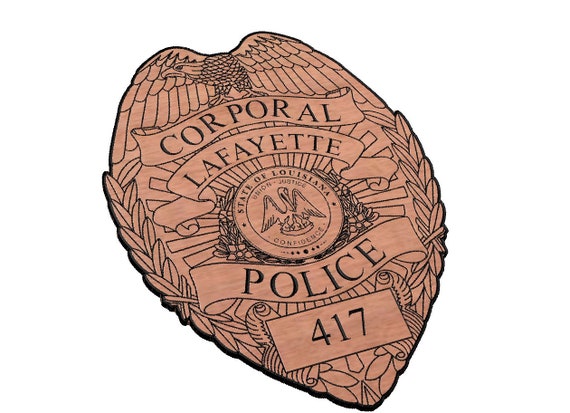 Lafayette Police Badge SVG - Etsy