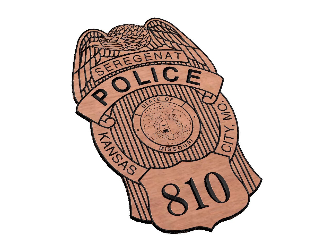 Kansas City Police Badge SVG | Etsy