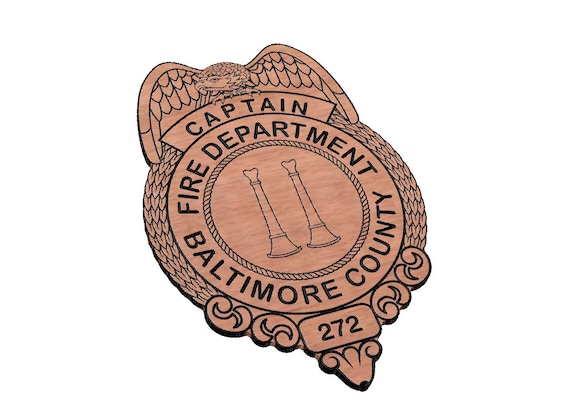 Baltimore County Fire Badge SVG | Etsy