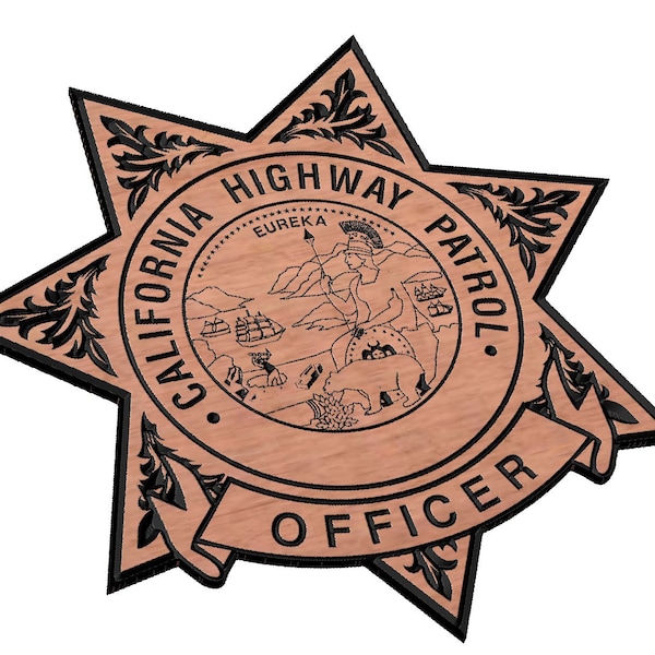 California Patrol Badge Svg - Etsy New Zealand