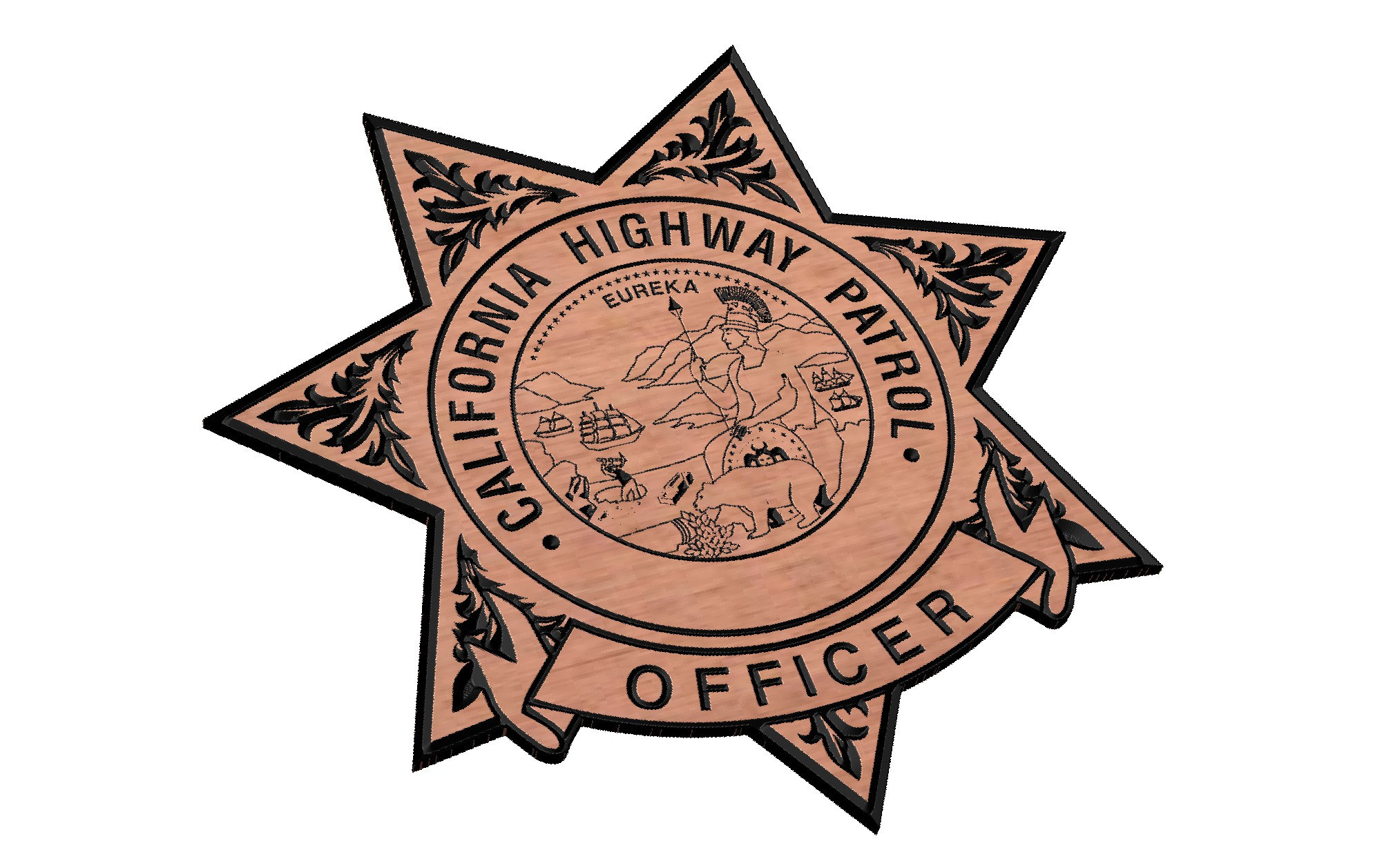 California Highway Patrol Badge SVG - Etsy