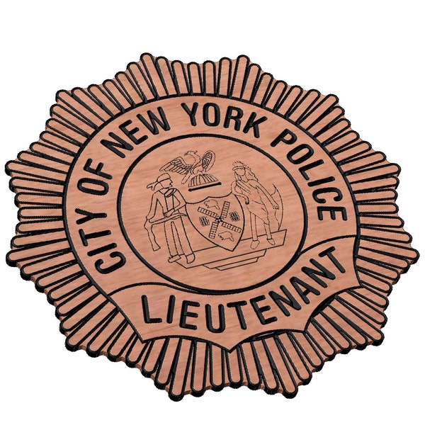 Nypd Lieutenant Badge - Etsy