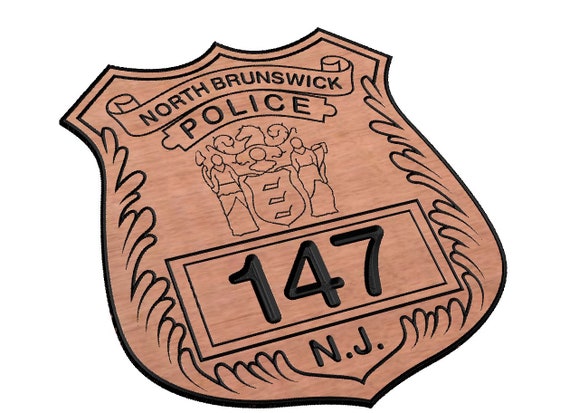North Brunswick Police Badge SVG - Etsy