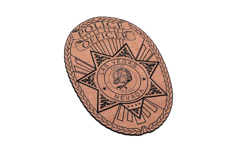 Paiute Tribe Police Badge SVG CNC Laser - Etsy