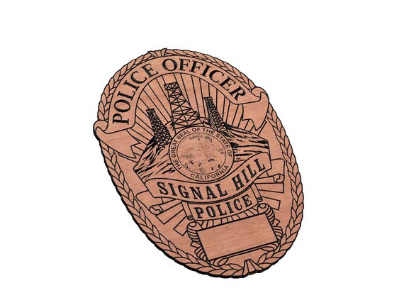 Signal Hill Police Badge SVG | Etsy