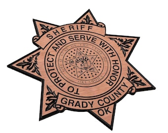 Pulaski County Sheriff Badge SVG - Etsy