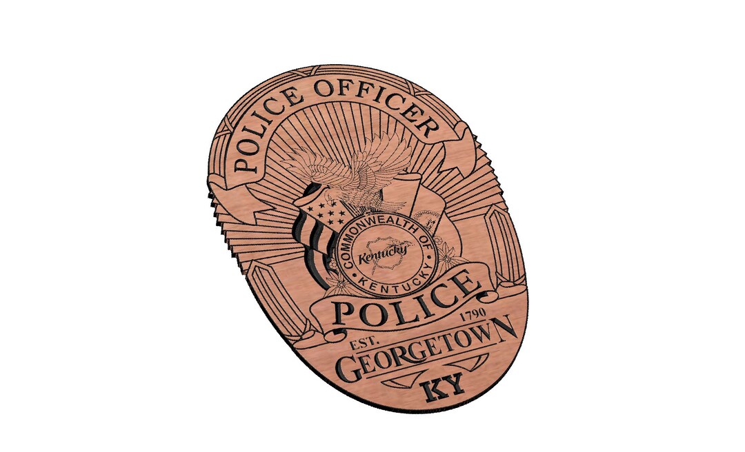Georgetown Police Badge SVG - Etsy
