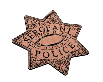 Patterson Police Badge SVG - Etsy UK