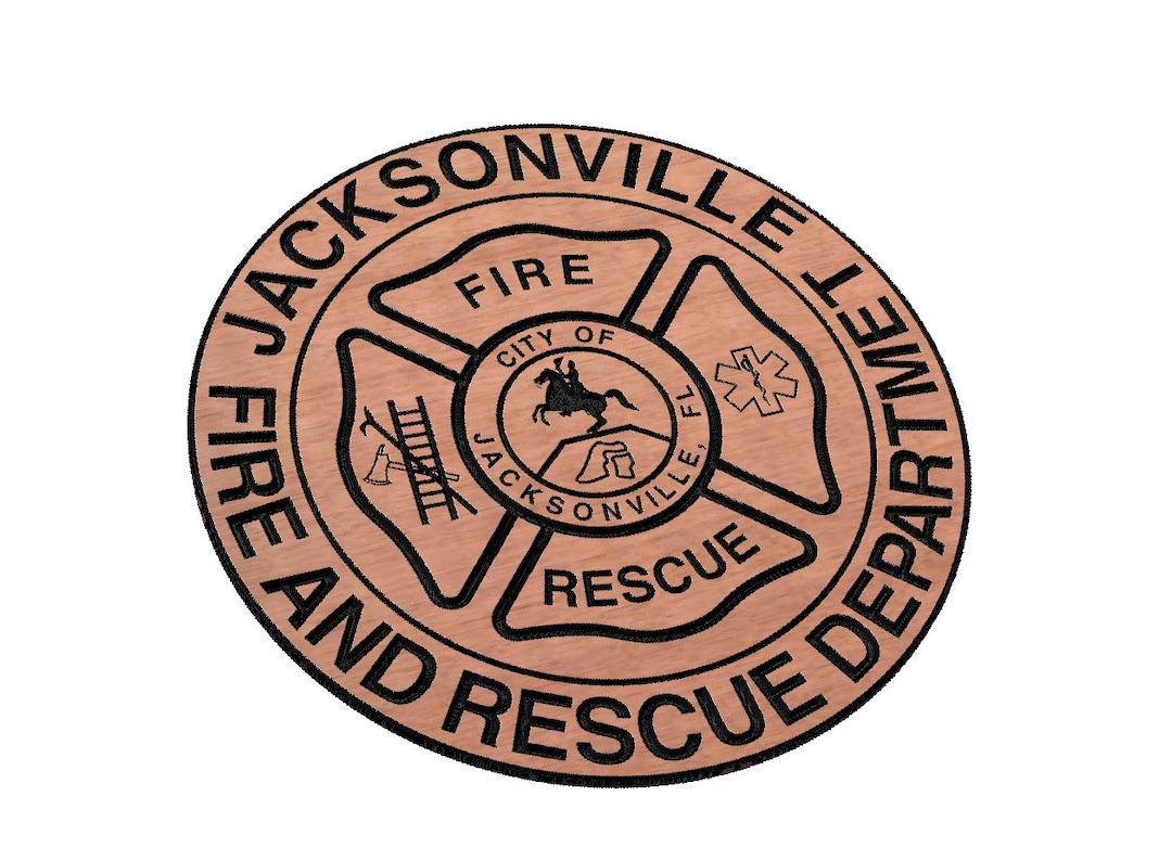 Jacksonville Fire Department Badge SVG - Etsy