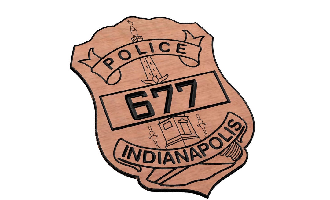 Indianapolis Police Badge SVG - Etsy