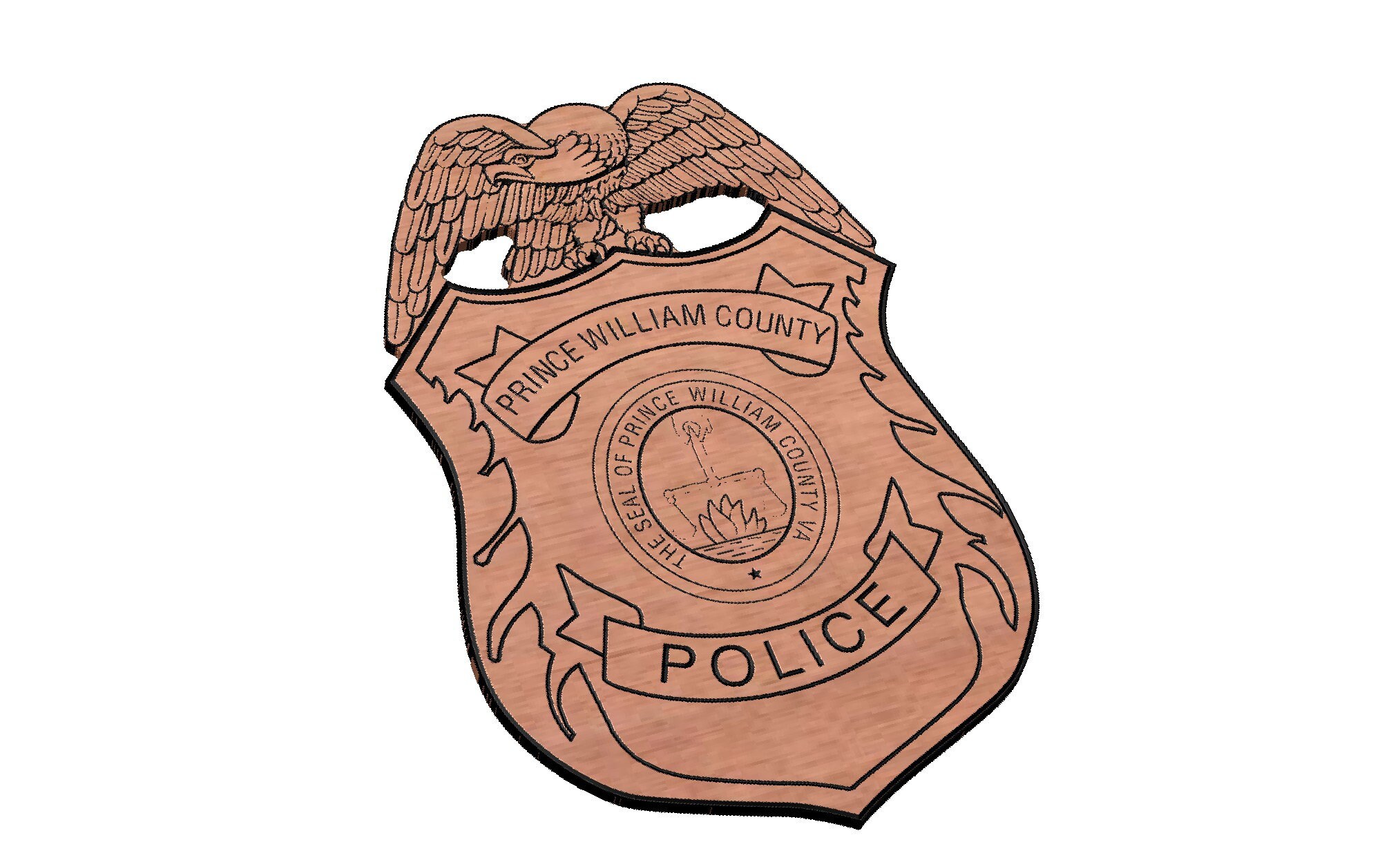 Prince William County Police Badge SVG - Etsy