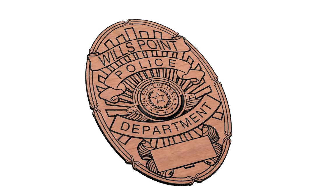 Wills Point Police Badge SVG - Etsy