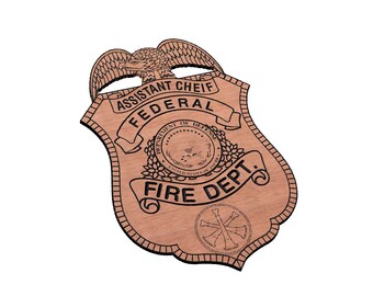 Chicago Fire Department Badge SVG - Etsy