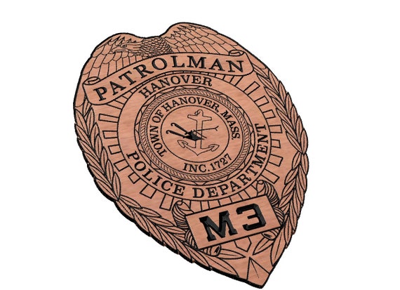 Town of Hanover Police Badge SVG - Etsy