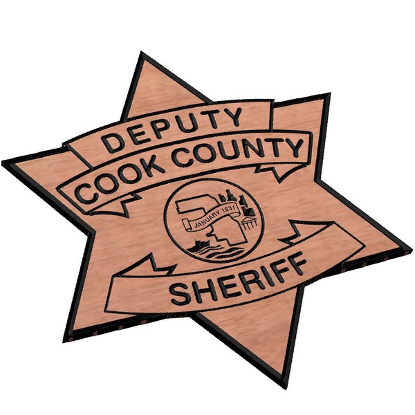 Cook County Sheriff Badge - Etsy
