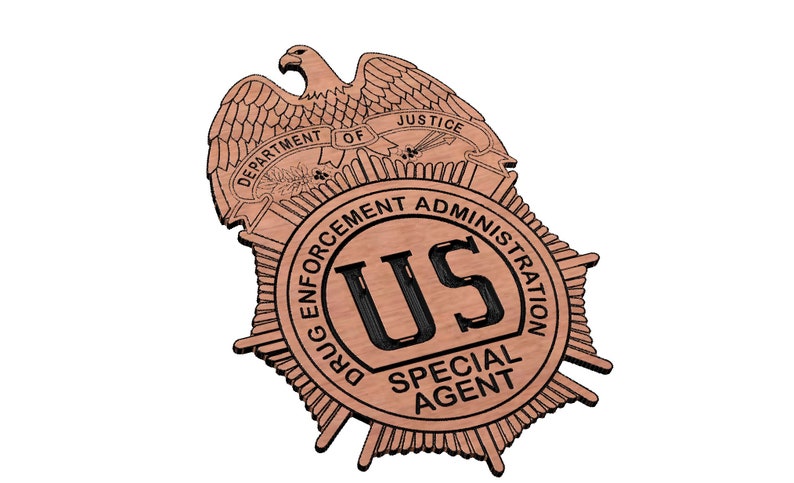 DEA Police Badge SVG | Etsy