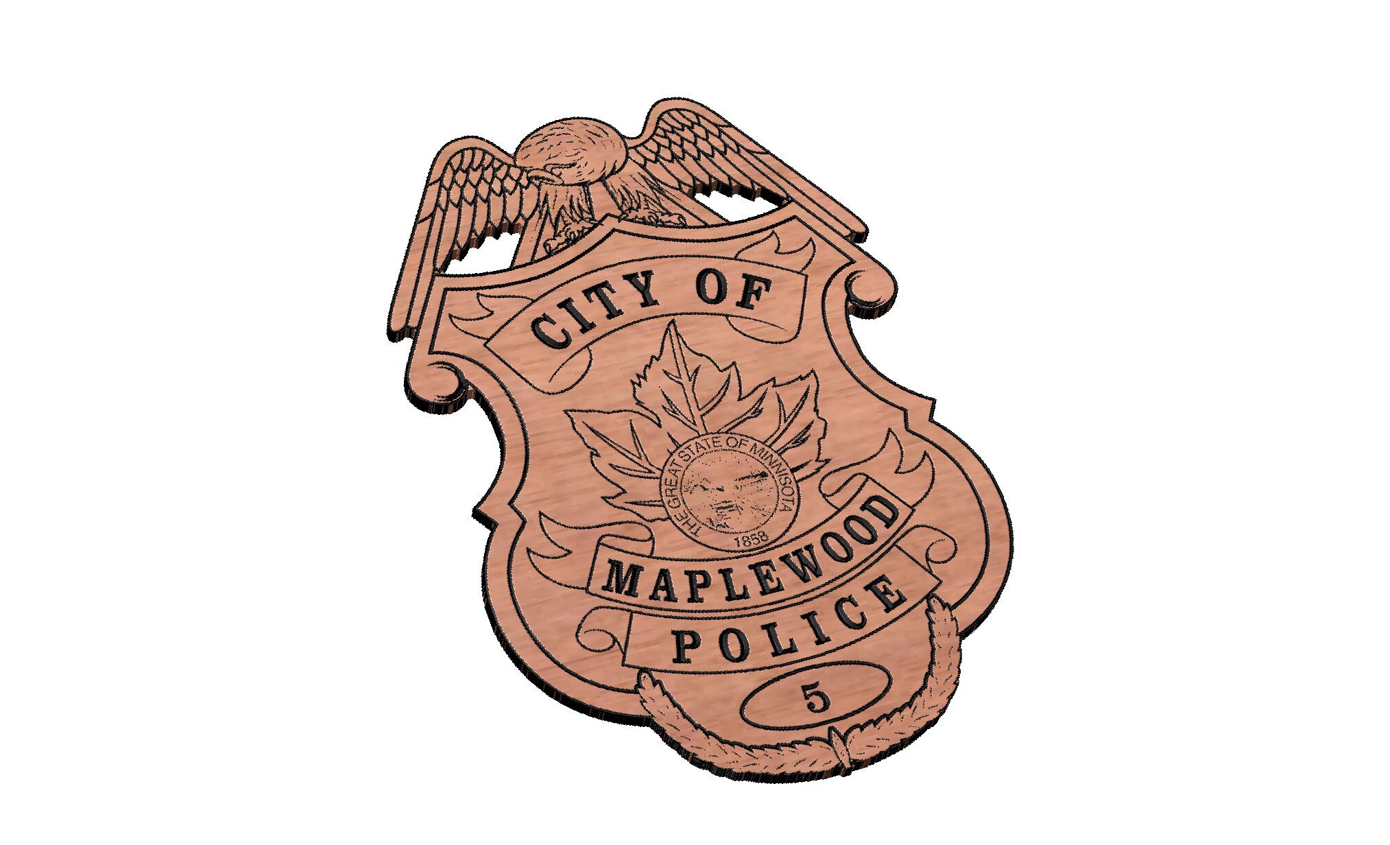 Maplewood Police Badge SVG - Etsy