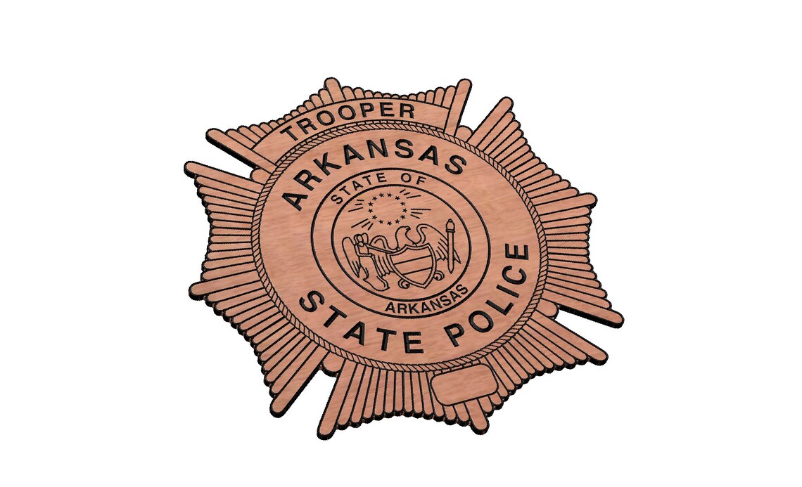 Arkansas State Police Badge SVG - Etsy